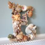 Shell Letters For Beach Decor - Any (2) Nautical Decor Seashell Letters ...