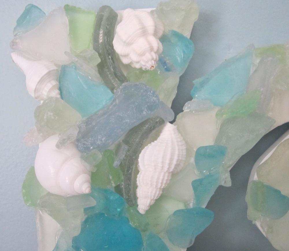 Shell Wall Letters - Beach Decor Sea Glass & Seashell Letters, Many ...