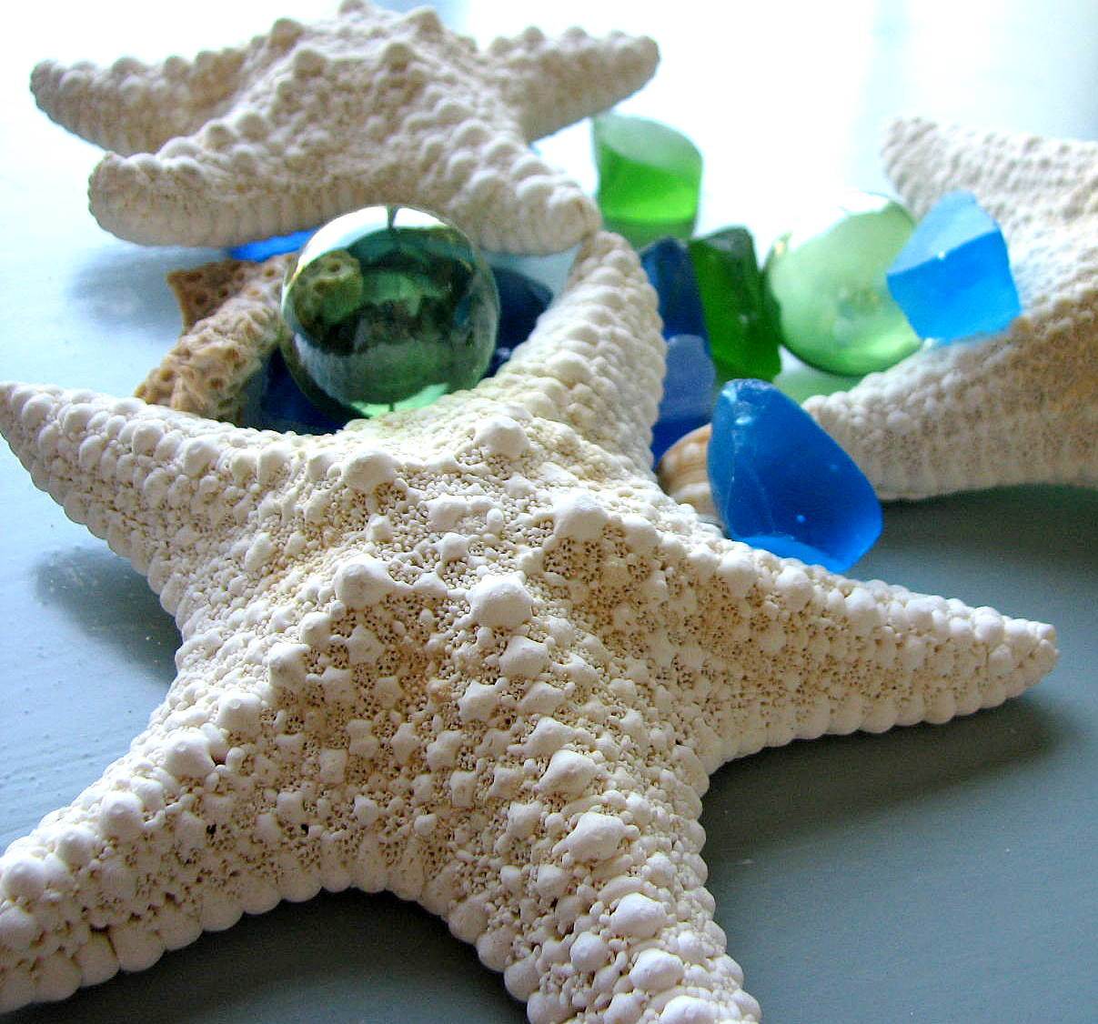 White Starfish Beach Decor - Nautical Decor Or Beach Wedding Jungle ...